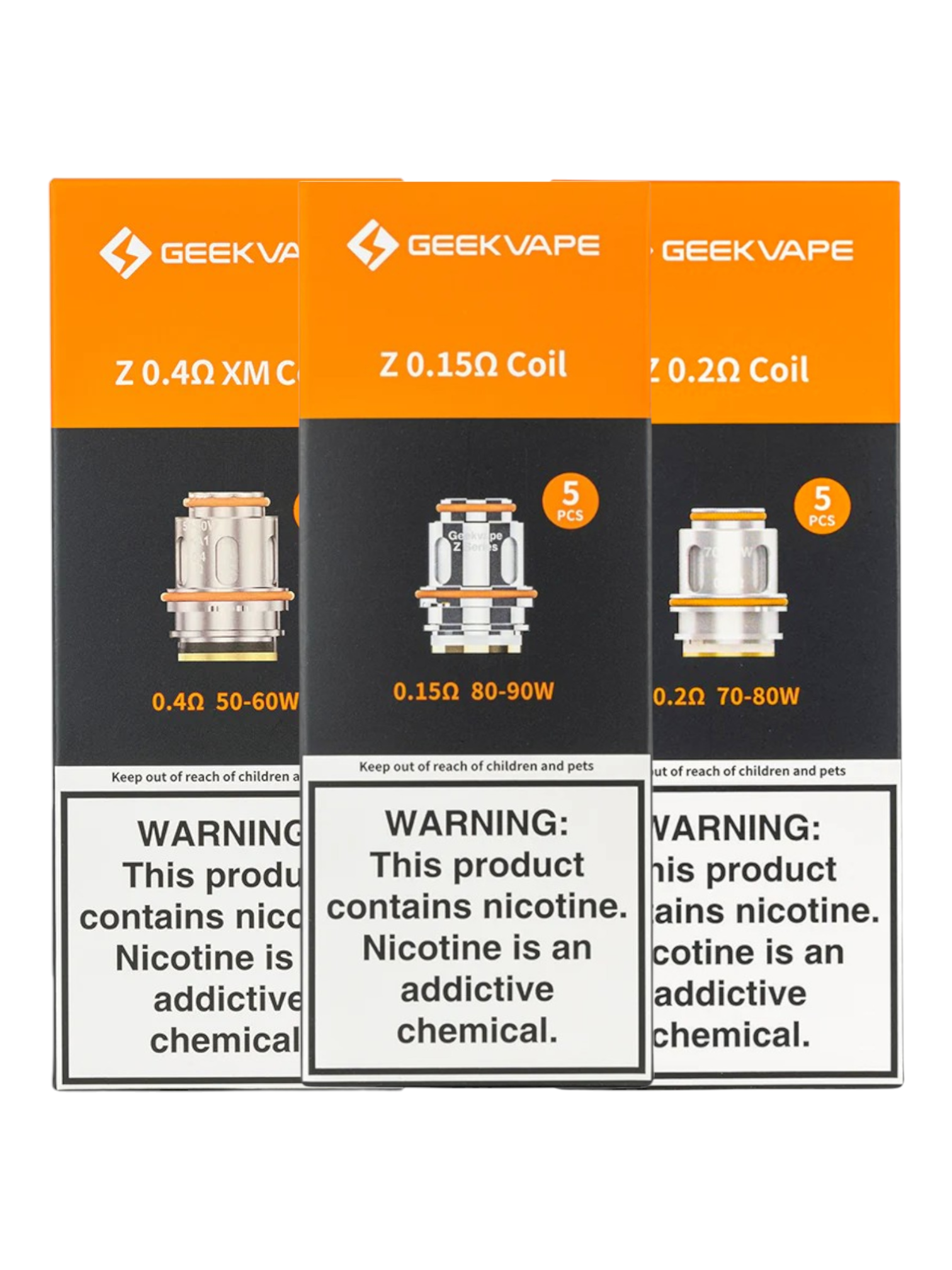 GEEKVAPE Z SERIES XM COILS 5PCS PACK